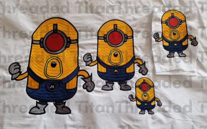 Despicable Me 4. Mega Mel. Mega Minion Embroidery File. 4 Sizes - Etsy