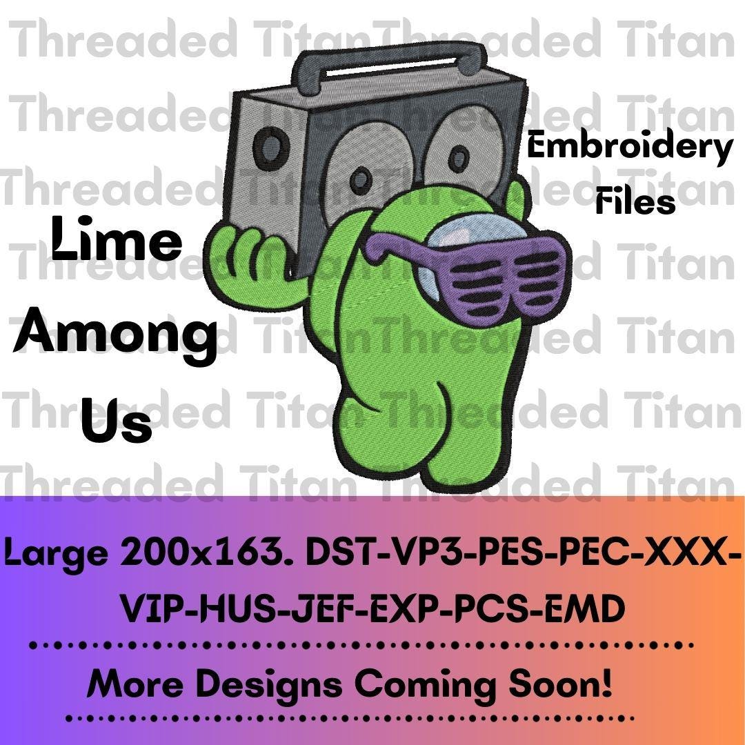 Among Us Embroidery File - Etsy