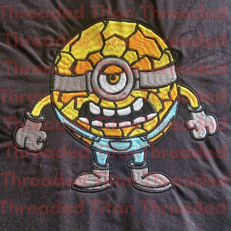 Mega Minions Jerry. Despicable Me 4 . Minions Embroidery File. 4 Sizes ...