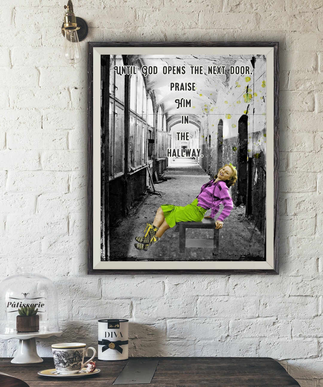 Faith Photo Collage Art Poster Print, Christian Art, Religious Decor ...