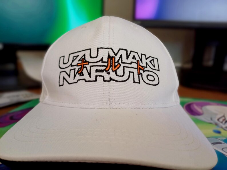 Naruto Hat Handmade Anime Cap Embroidered Naruto Symbol Ideal Gift for ...