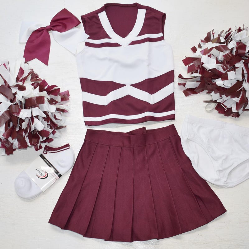 Maroon Cheer Uniform - Etsy