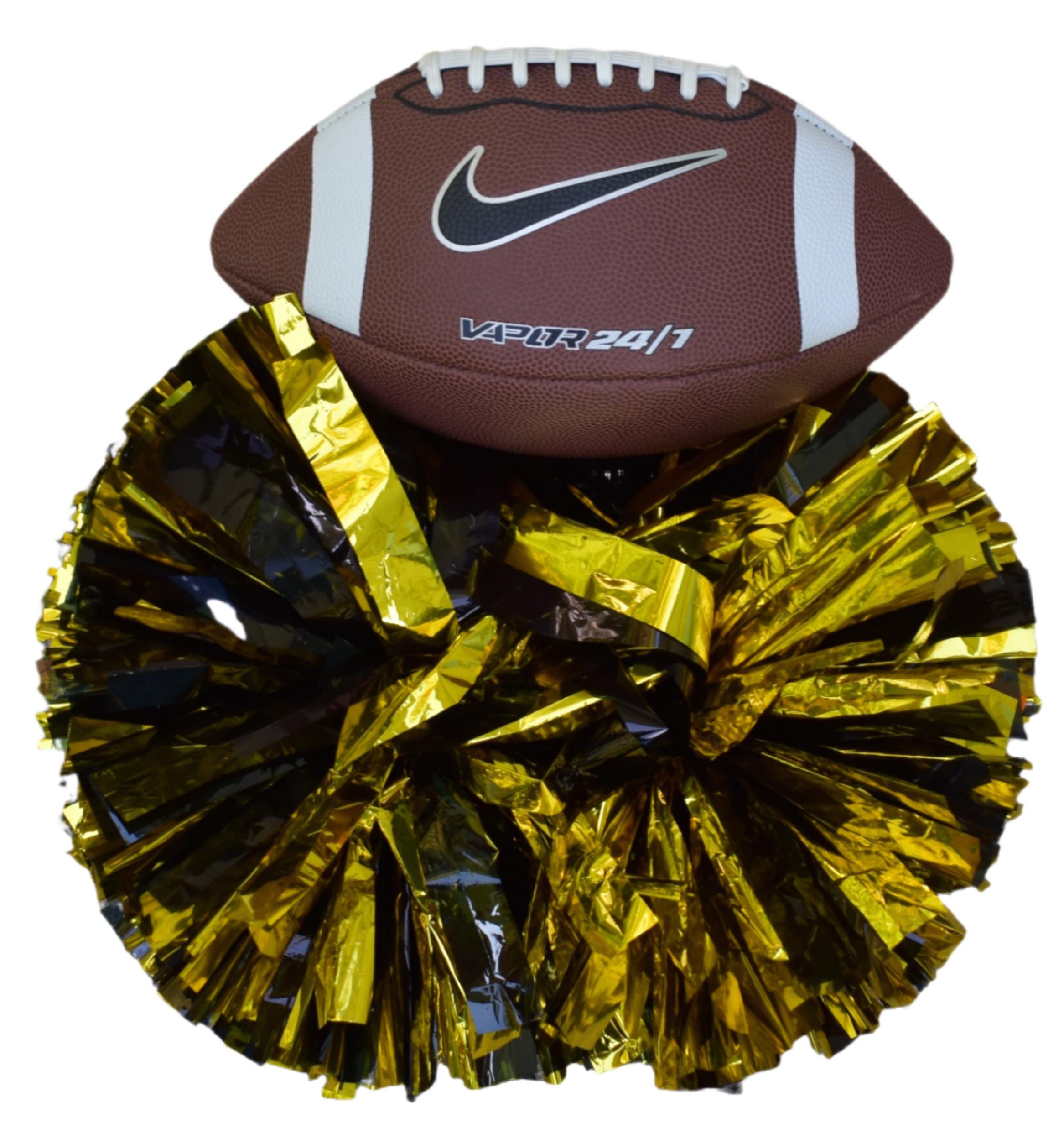 Metallic Cheerleader POM POMS Cheer Uniform Girl's Adults Sold as a ...