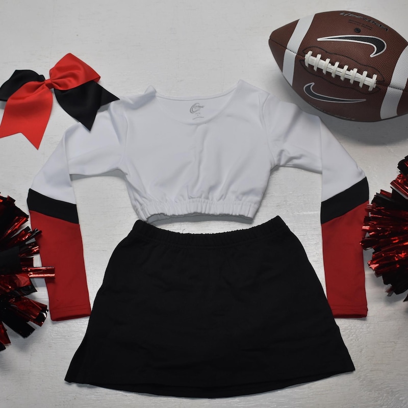 Red Cheerleader Costume - Etsy