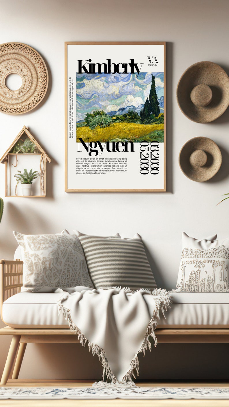 Canvas Wall Art, Room Aesthetic Poster, Posters Summer House Bedroom ...