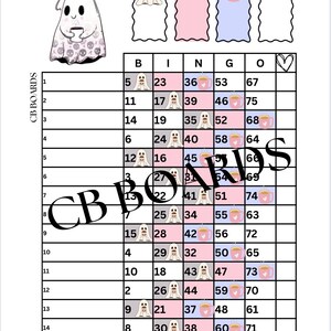 Cute Bingo Boards, Bingo, Boards, Modern Boards, Printable Boards ...