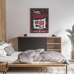 CAMPUS CLASSICS UGA Wall Art Poster | Dorm Room Print | University of ...