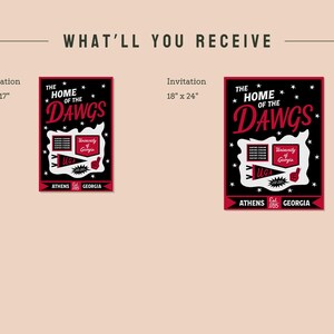 CAMPUS CLASSICS UGA Wall Art Poster | Dorm Room Print | University of ...