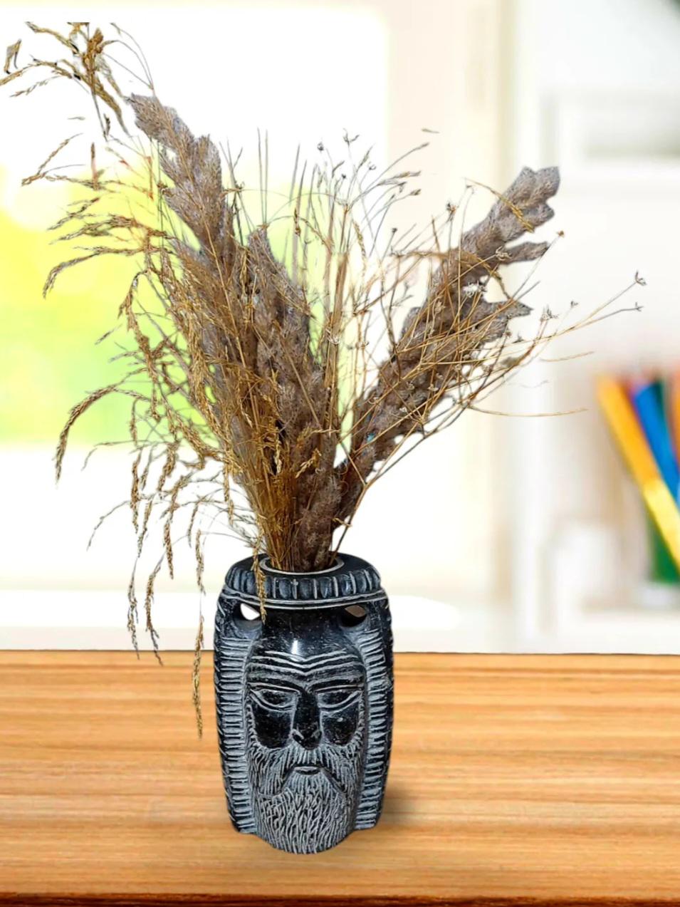 Ancient Mesopotamian Enki Serpentine Stone Vase | Sumerian God ...