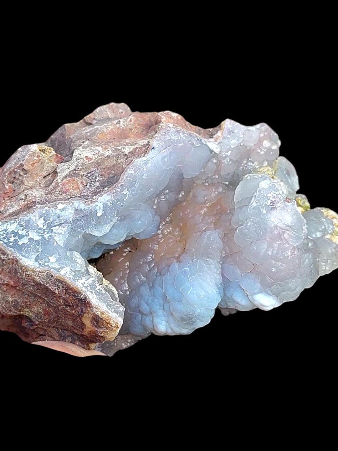 Rare Botryoidal Chalcedony Geode With Agate | Unique Natural Formation ...