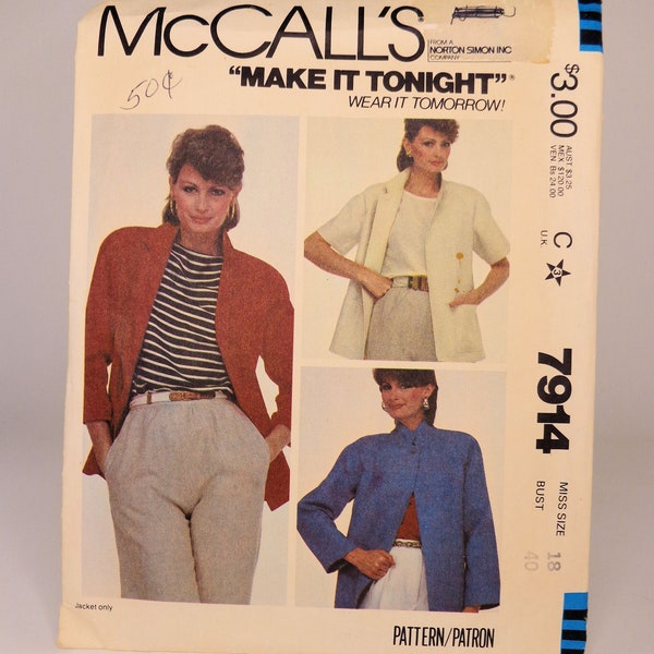 Casual Jacket - Etsy