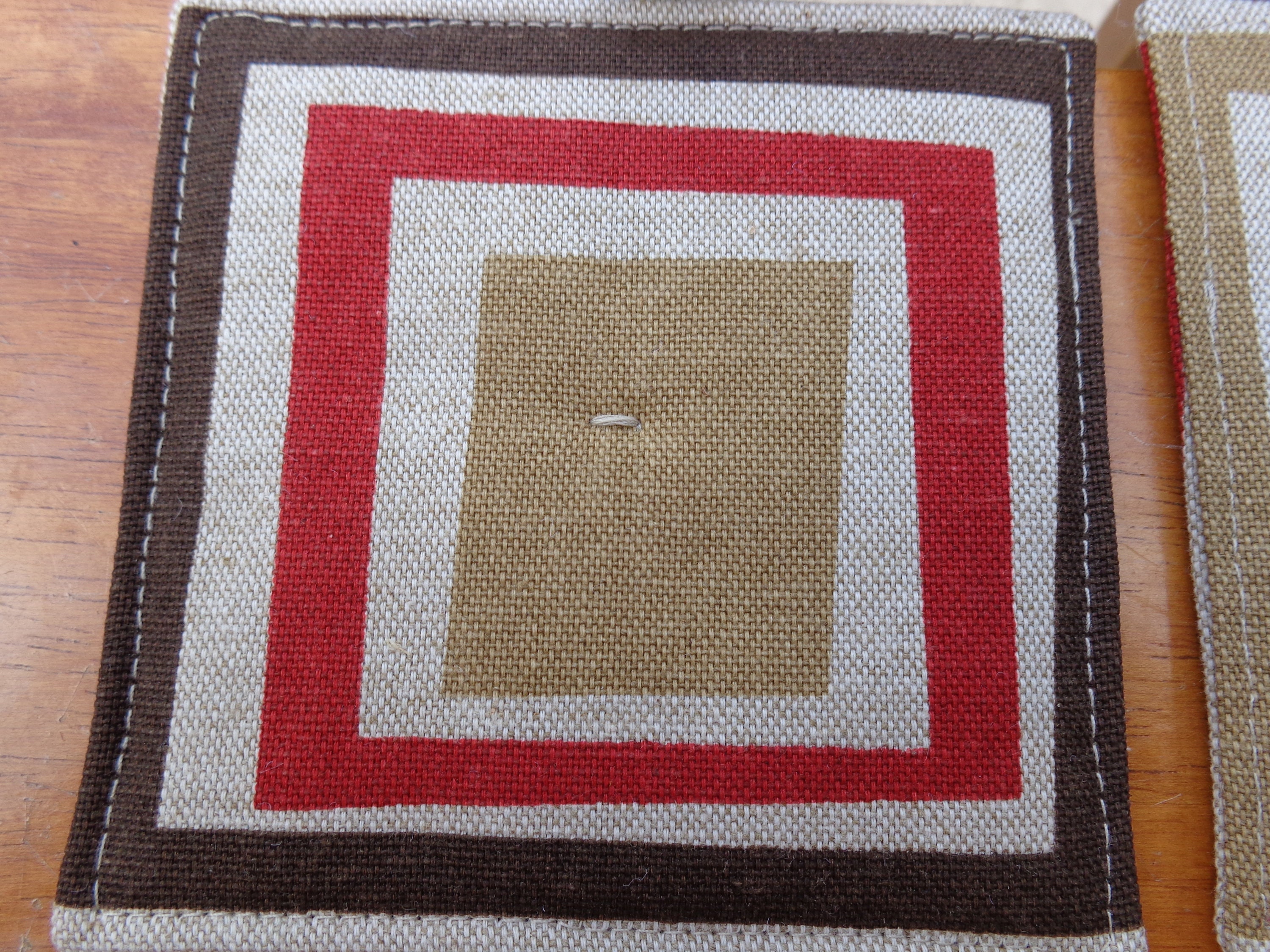 Coasters Mug Rugs Set of 6 Coaster Set Mug Rug Set Fabric Coasters ...