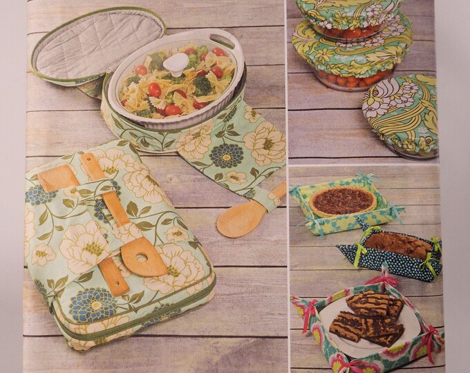 Casserole Carrier Pattern Fabric Gifting Basket Pattern Bowl Cover ...