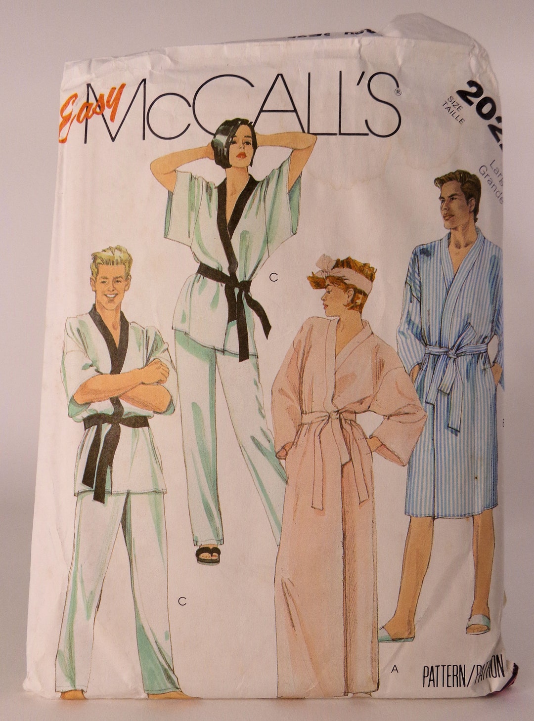 Womens Robe Pants Tie Belt Mens Robe Pants Tie Belt Mccalls 2022 Size ...