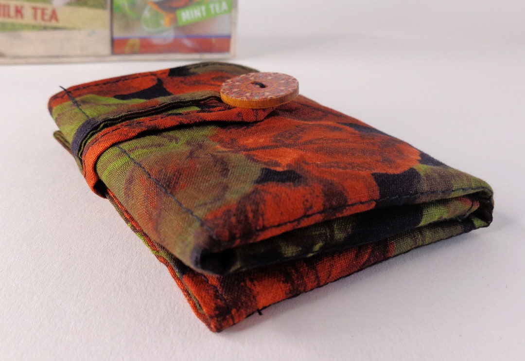 Tea Wallet Tea Bag Holder Travel Tea Wallet Organizer Foldable Tea ...