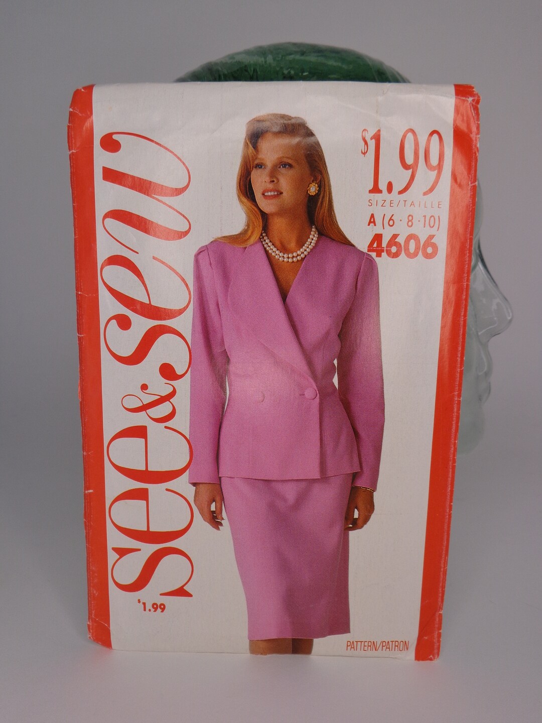 Womens Jacket Pattern Skirt Pattern See & Sew 4606 Butterick 4604 Size ...