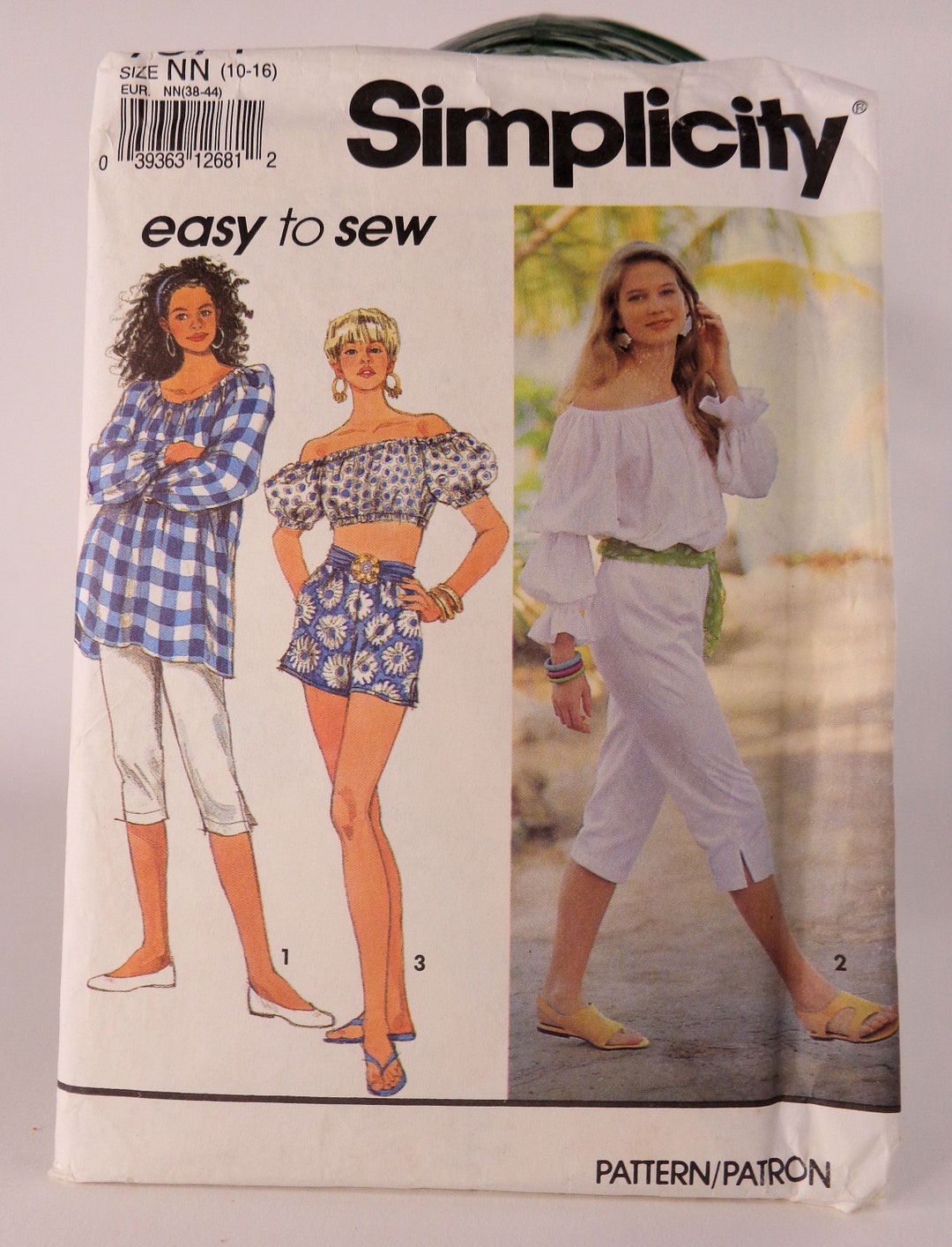 Slim Fitting Capri Pants Pattern Short Shorts Patten Top Pattern ...