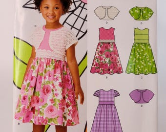Girls Dress Pattern New Look 6488 Size 3-8 Uncut Pattern FF Girls ...