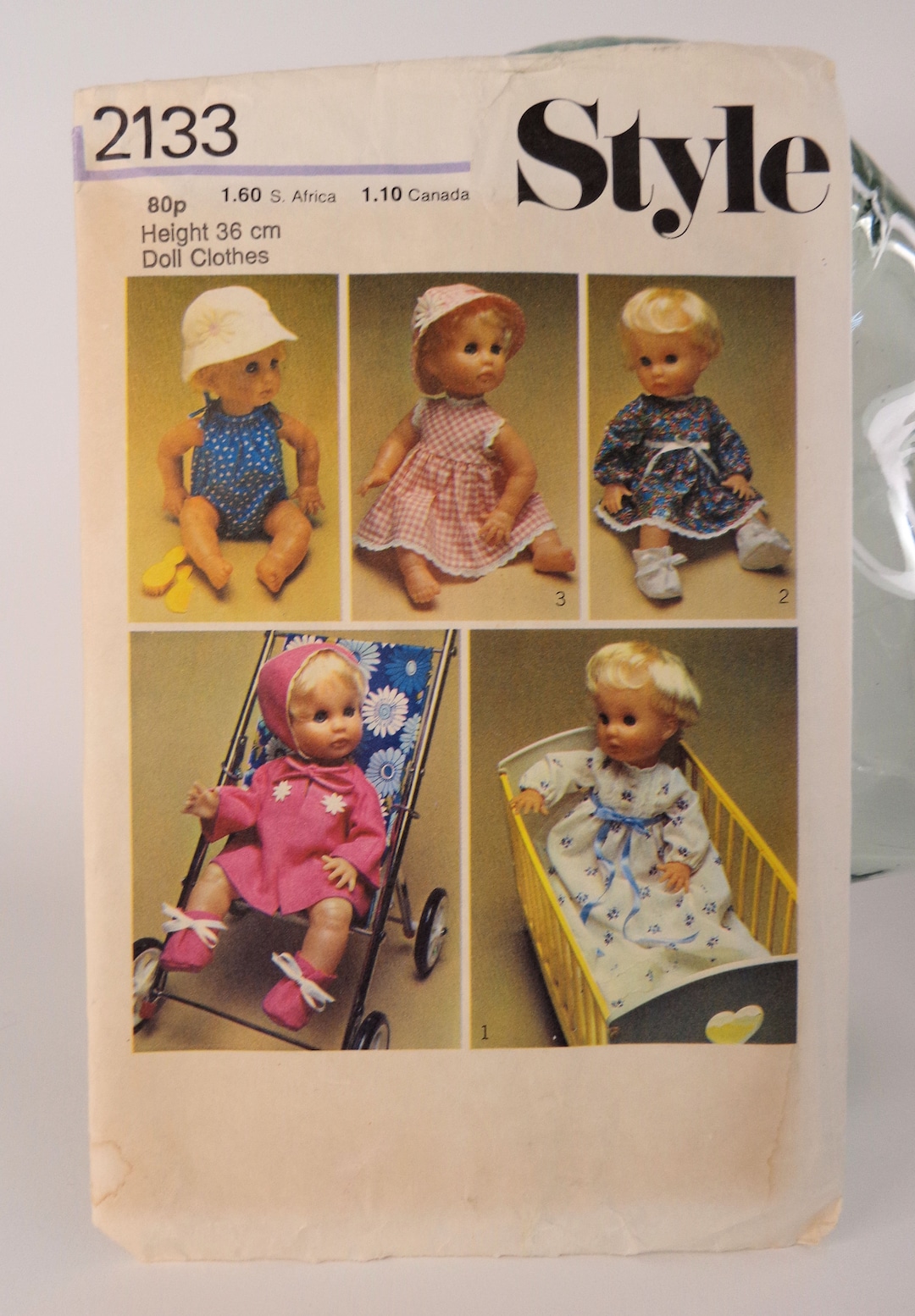 Doll Wardrobe Pattern Doll Dress Doll Coat Doll Christening Robe Doll ...