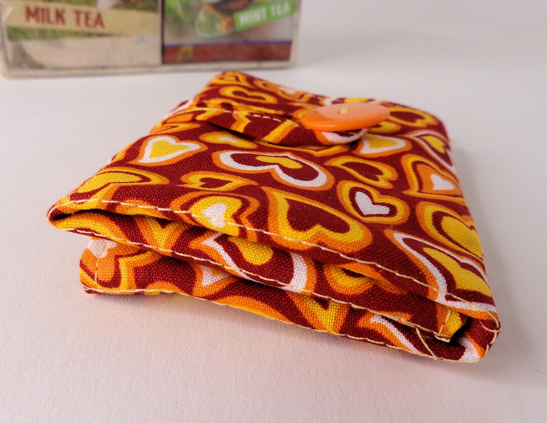 Tea Wallet Tea Bag Holder Travel Tea Wallet Organizer Foldable Tea ...