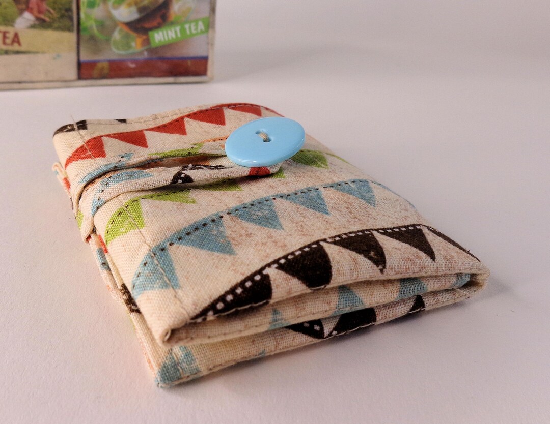 Tea Wallet Tea Bag Holder Travel Tea Wallet Organizer Foldable Tea ...