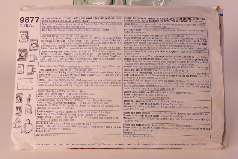 Photo Album Cover Pattern Basket Pattern Wine Bottle Cover Pattern ...