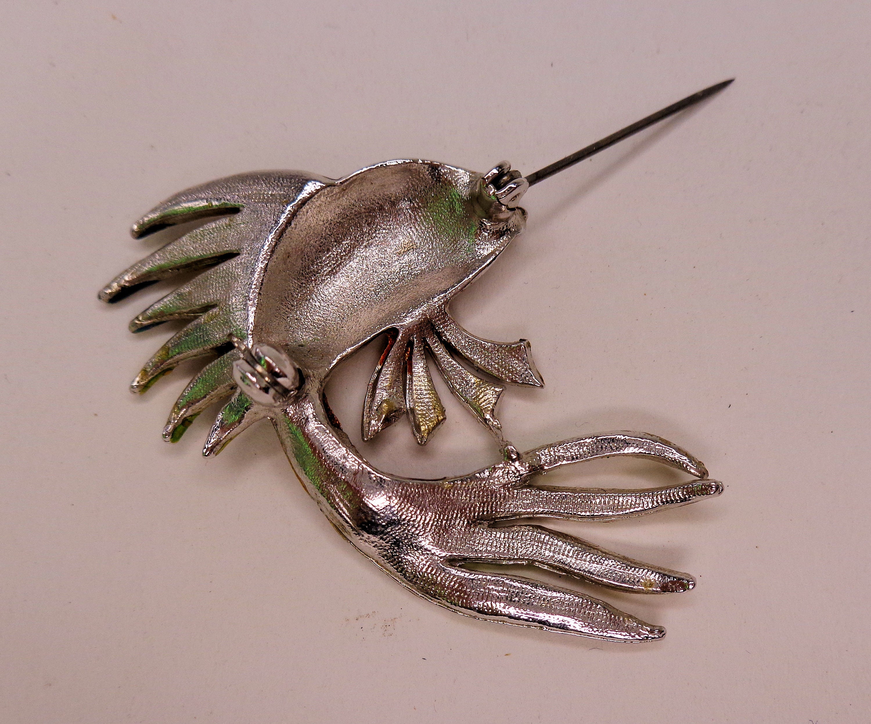 Fish Pin Fish Brooch Colorful Fish Pin Free Shipping - Etsy