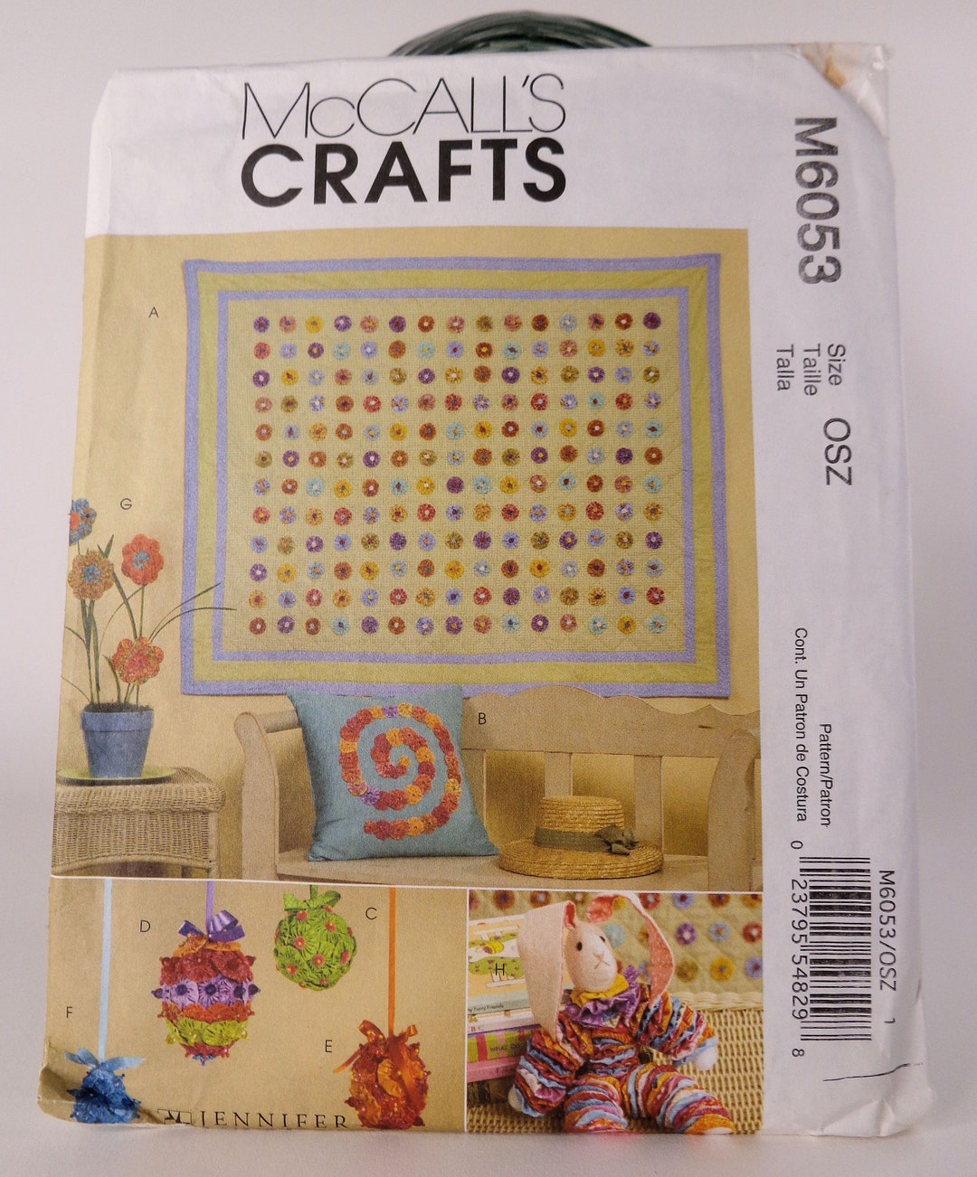 Yo Yo Quilt Pattern Pillow Pattern Flower Egg and Ball Decorations Yo ...