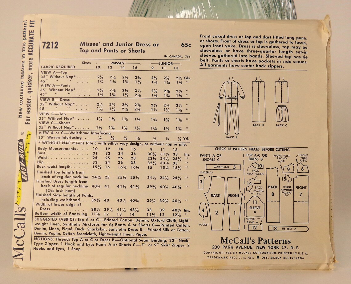 Junior Dress Pattern Junior Top Pattern Junior Pants Pattern Junior ...