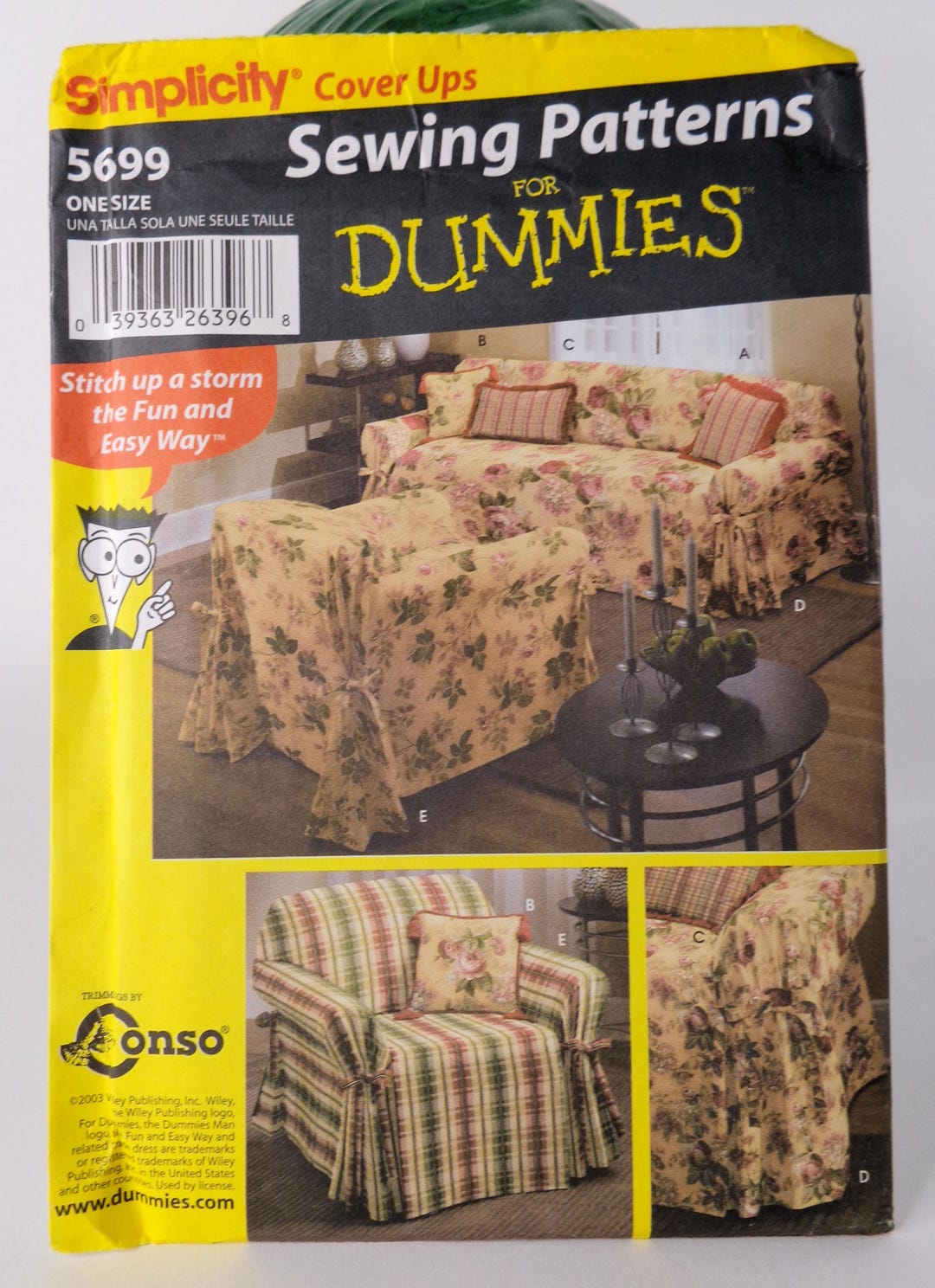 Sofa Cover Pattern Chair Cover Pattern Pillow Pattern Slipcover Pattern ...