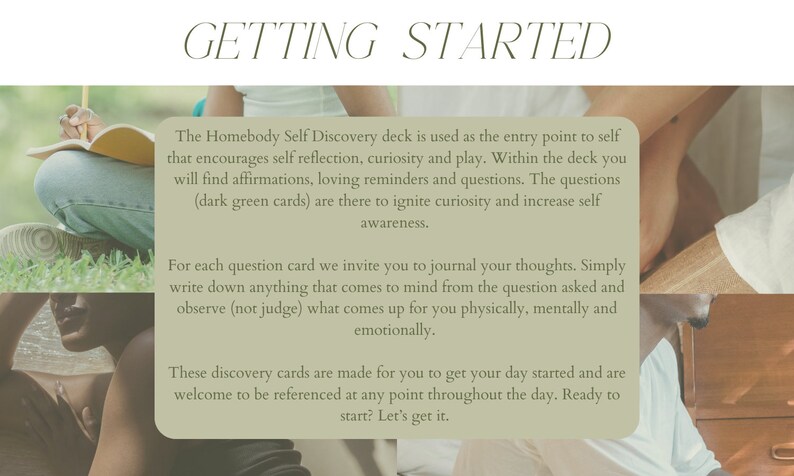 Affirmation Cards "self Discovery" - Etsy