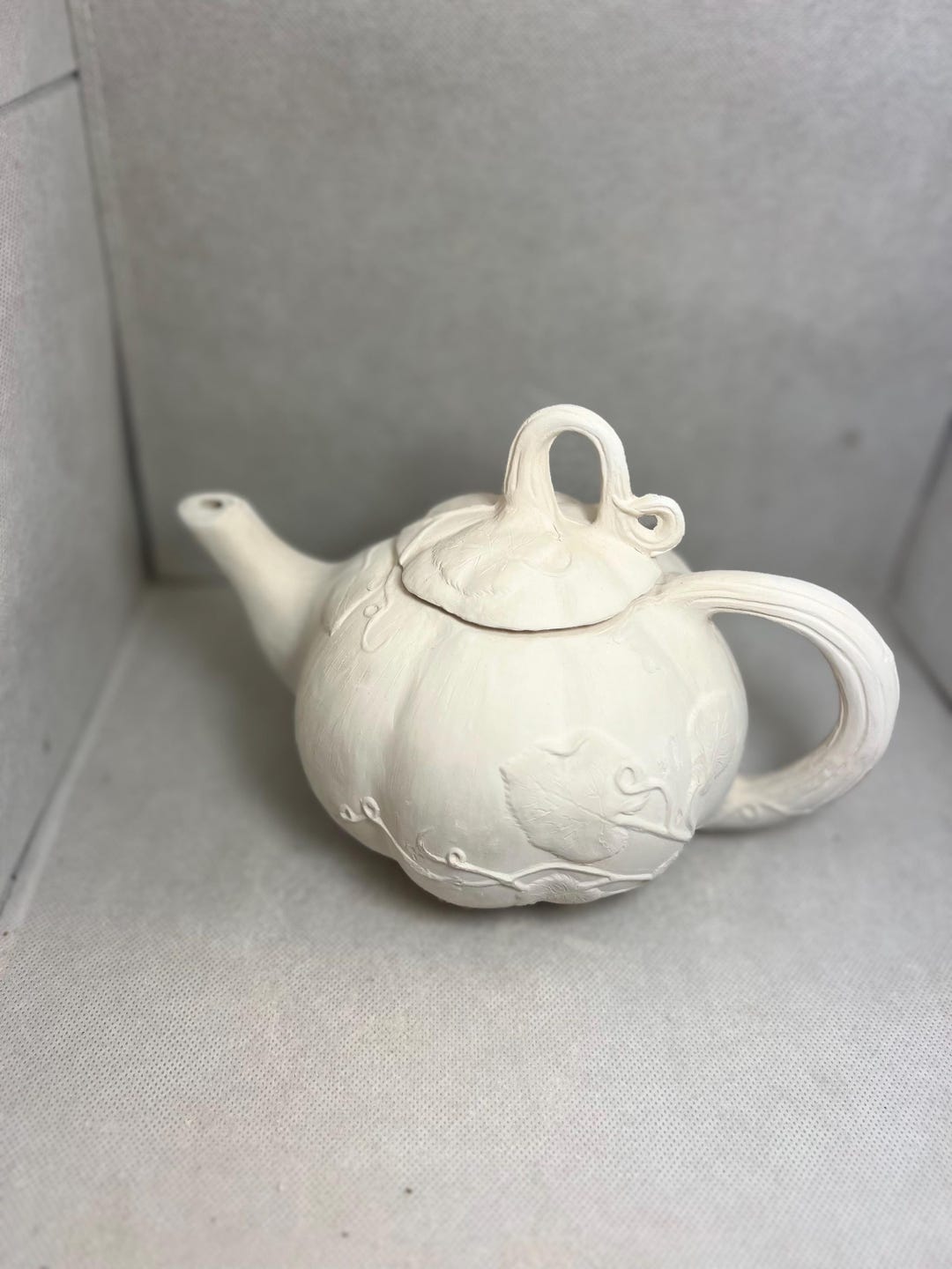 Pumkin Teapot Bisque Ready to Paint - Etsy