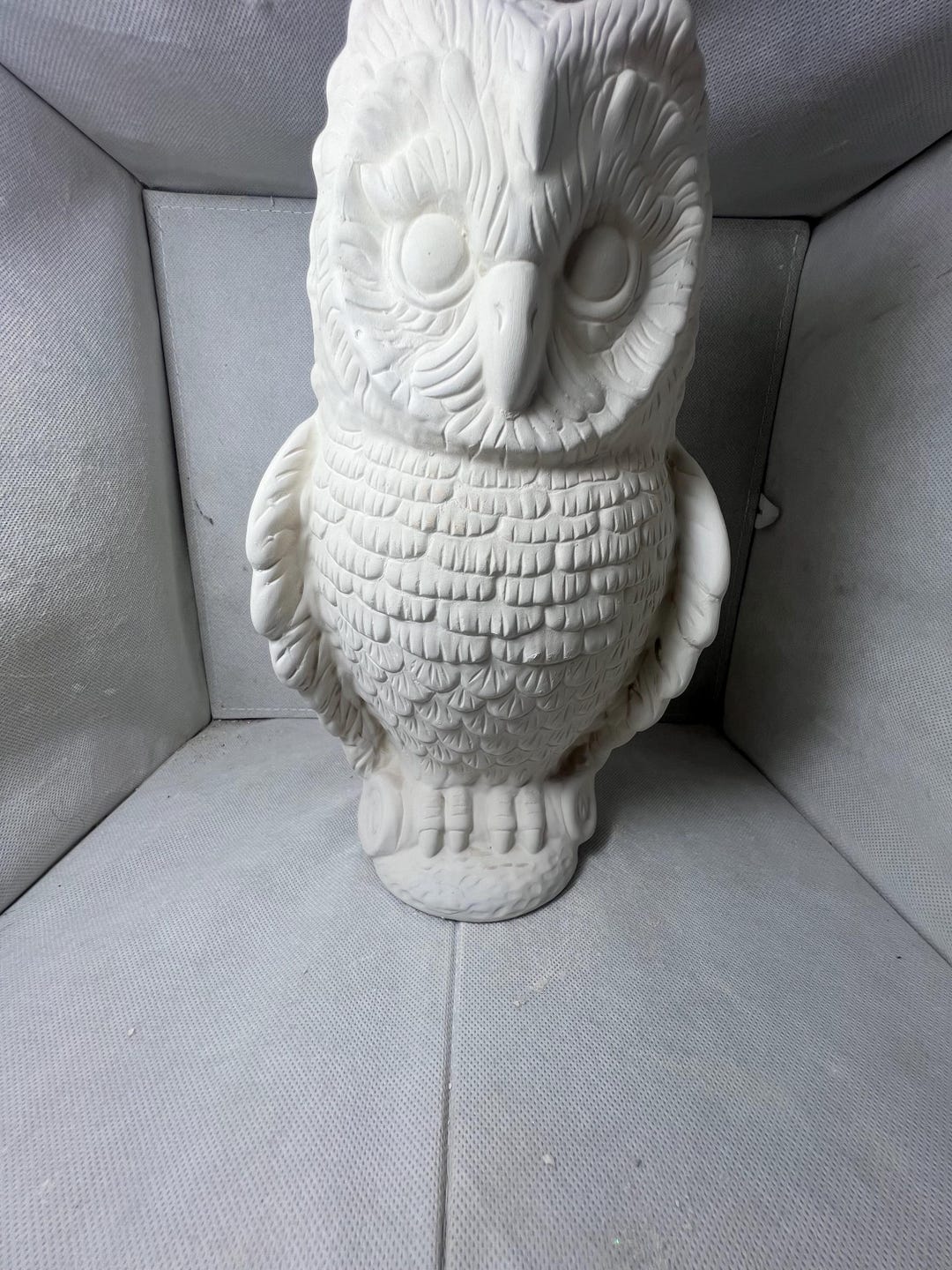 Owl Bisque Ready to Paint Large - Etsy