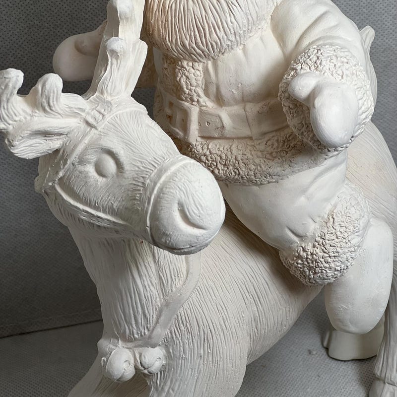 Ceramic Bisque Santa - Etsy