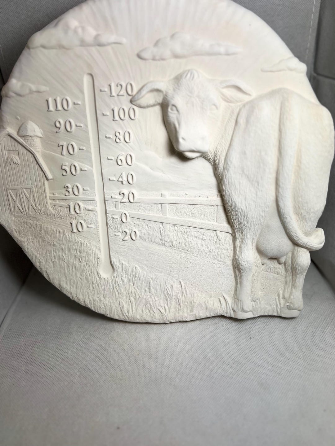 Thermometer Cow Bisque Ready to Paint - Etsy