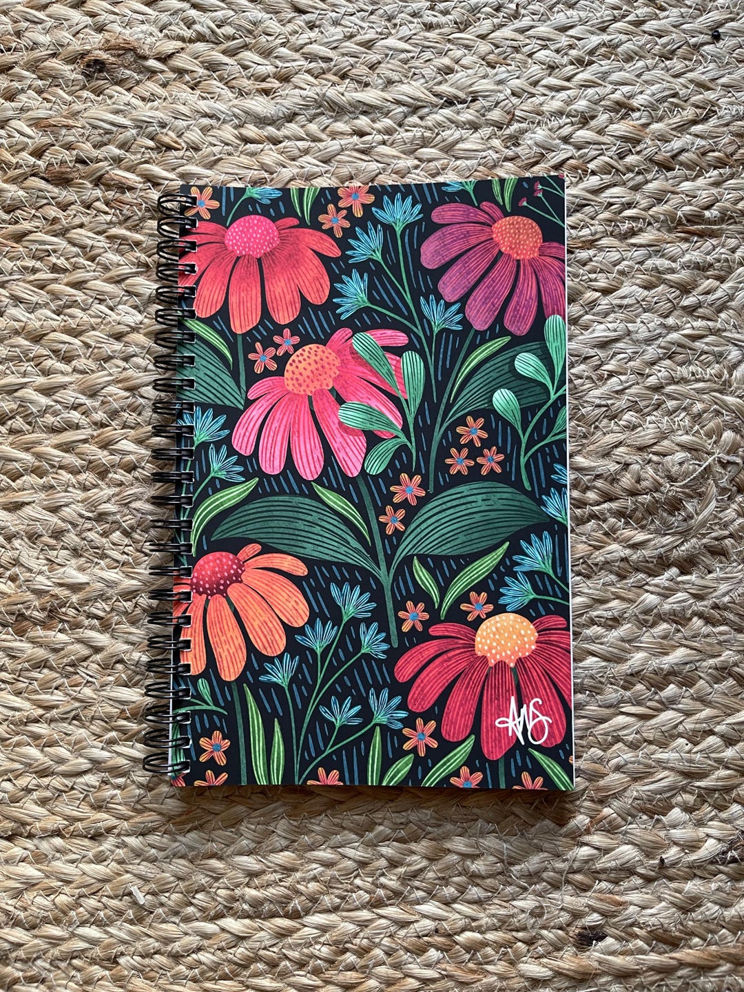 Summer Garden Spiral Notebook - Etsy