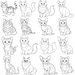 20 Breeds of Cute Cat Coloring Pages, Cat Coloring Pages for Kids ...