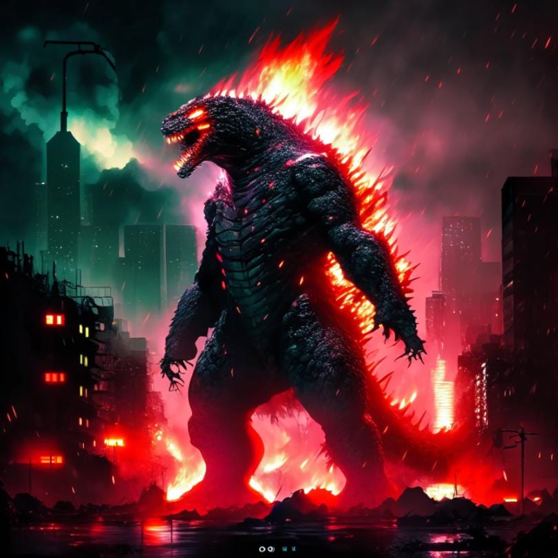 15 Scary Godzilla Clip Art , Add a Pop of Spookiness to Your Creations ...
