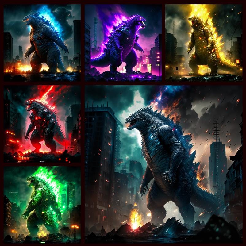 15 Scary Godzilla Clip Art , Add a Pop of Spookiness to Your Creations ...