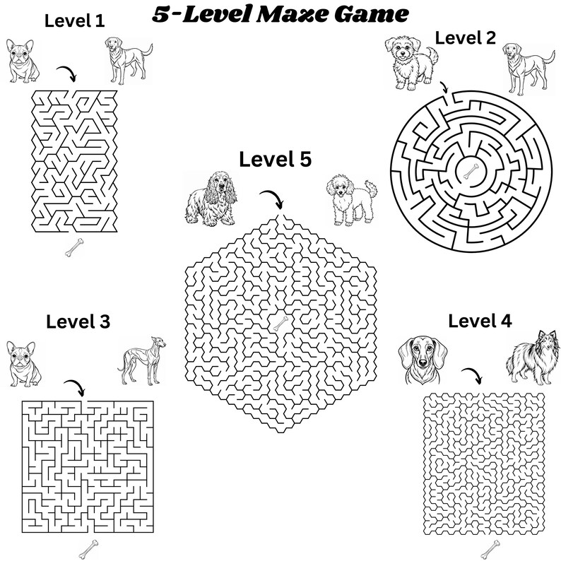 25 Breeds of Dog Coloring Pages, Dog Coloring Pages for Kids, Printable ...