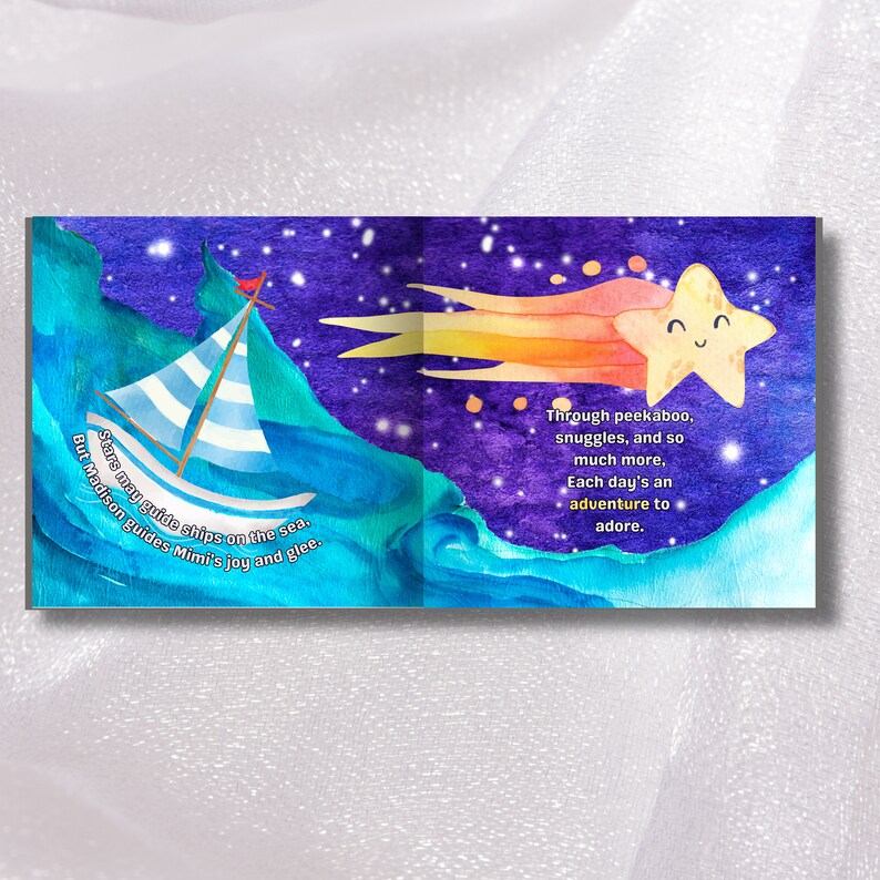 Personalized Grandparent and Baby Book, Custom Story for Kids Baby ...