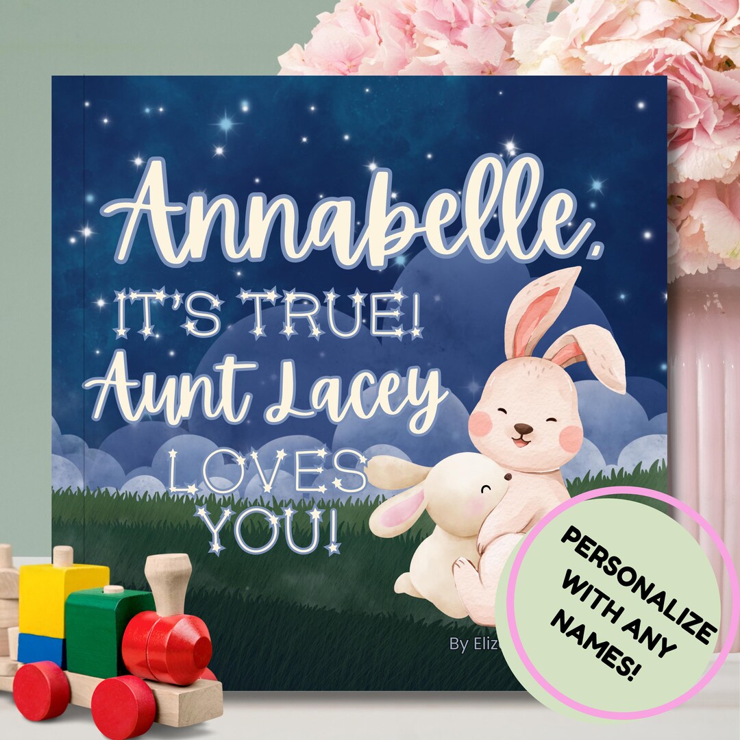 Personalized Aunt Book Gift, Custom Name Childrens Book, Birthday ...
