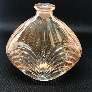 SC Line Perfume Bottle Italy Model 452 Amber/red Lead Crystal With ...