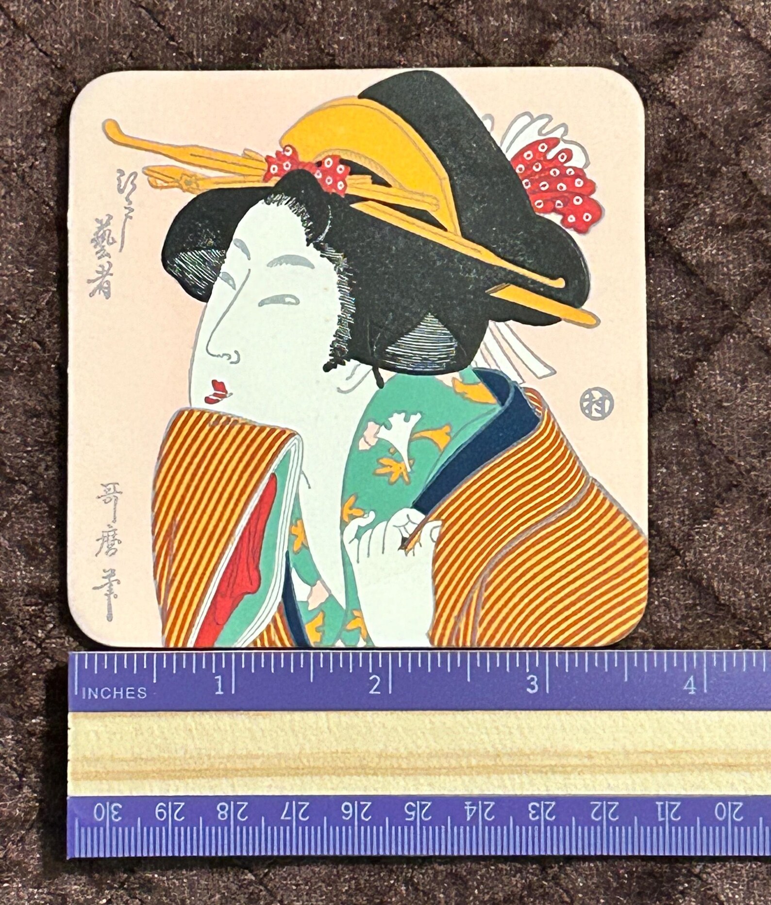 Ukiyoe Japanese Fine Art Coasters set 12 - Etsy