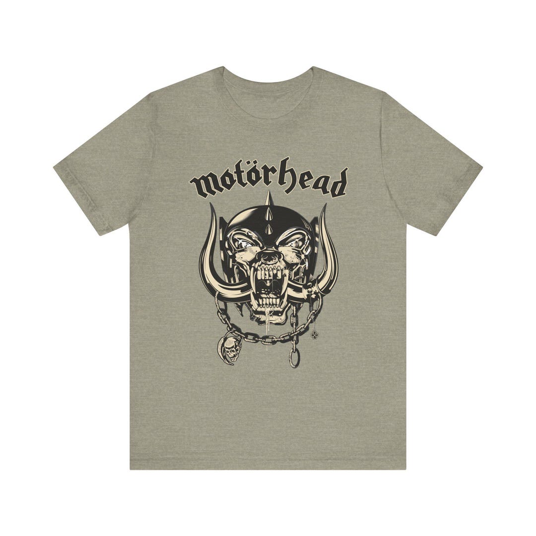 MOTORHEAD - War Dog - Legend of Rock, War Dog Unisex Tee, Graphic ...