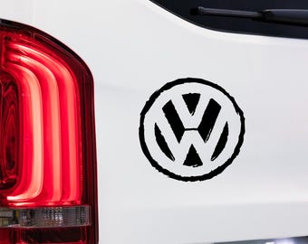 VW Badge Premium Vinyl Decal Sticker Transfer Car Van Campervan ...