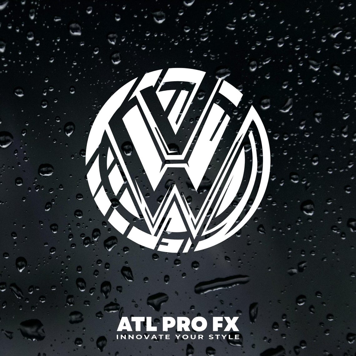 VW Badge Premium Vinyl Decal Sticker Transfer Car Van Campervan ...