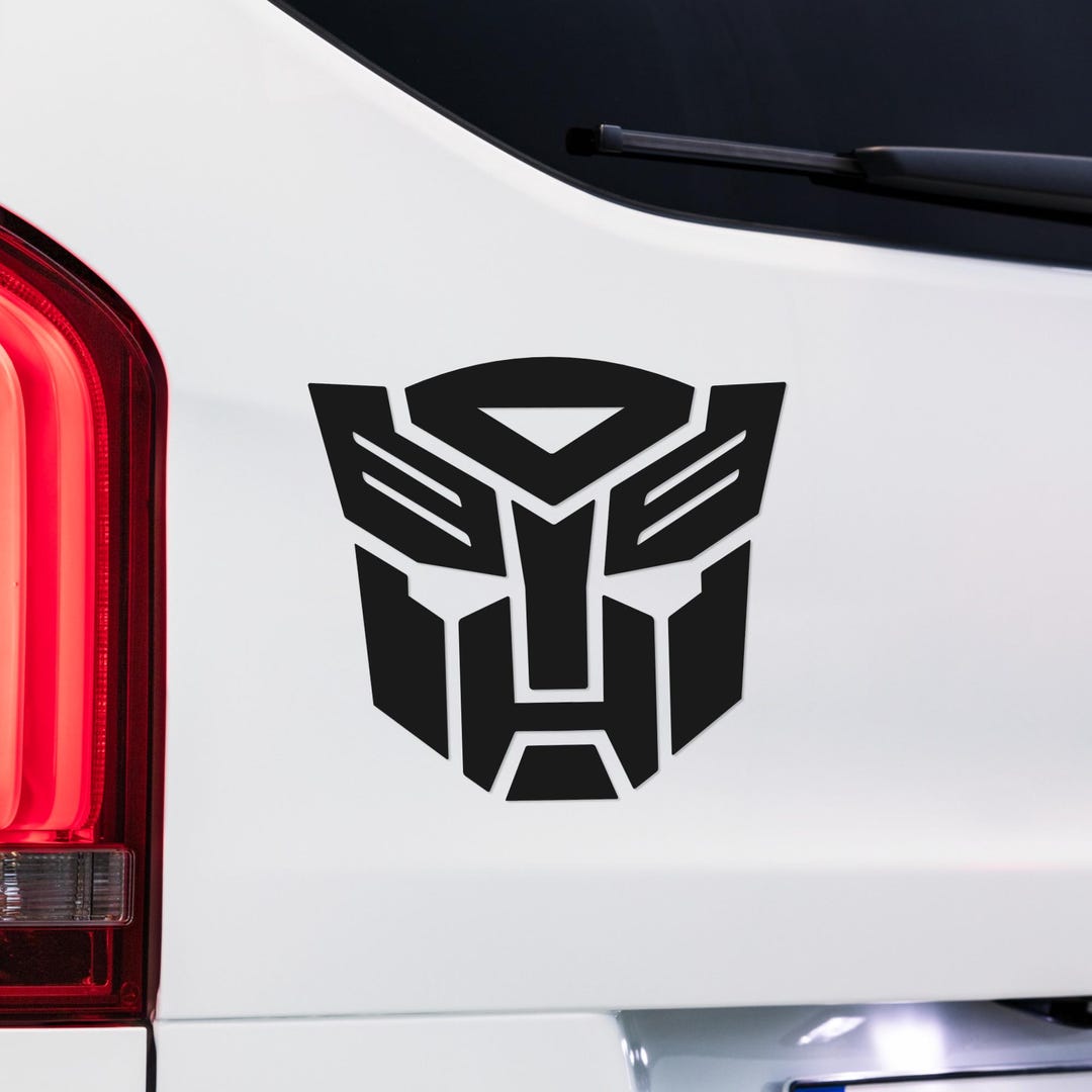 Autobot Transformer Premium Vinyl Decal Sticker Transfer | Home Car Van ...