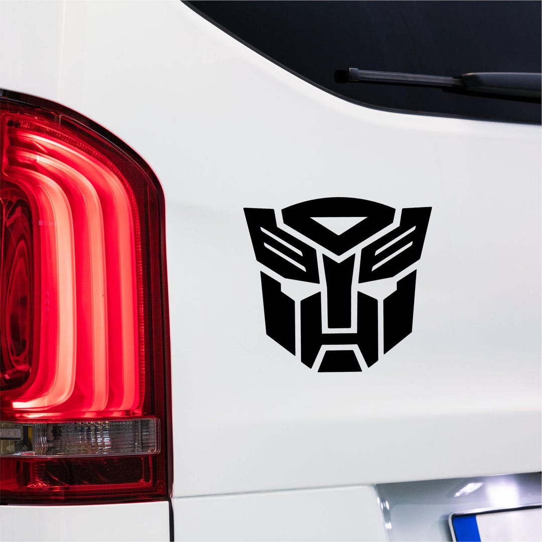 Autobot Transformer Premium Vinyl Decal Sticker Transfer Car Van ...