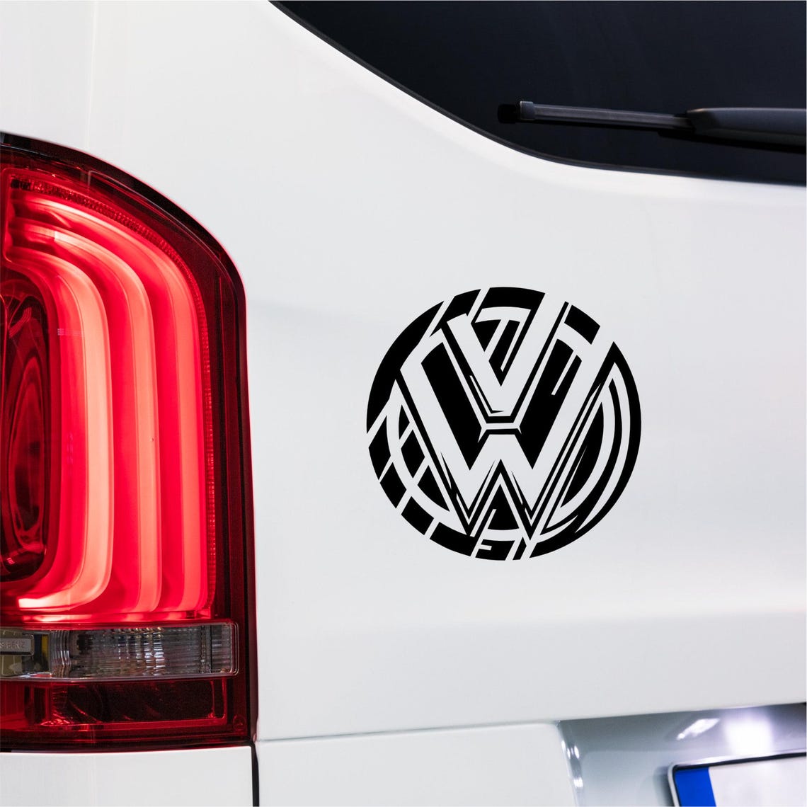 VW Badge Premium Vinyl Decal Sticker Transfer Car Van Campervan ...